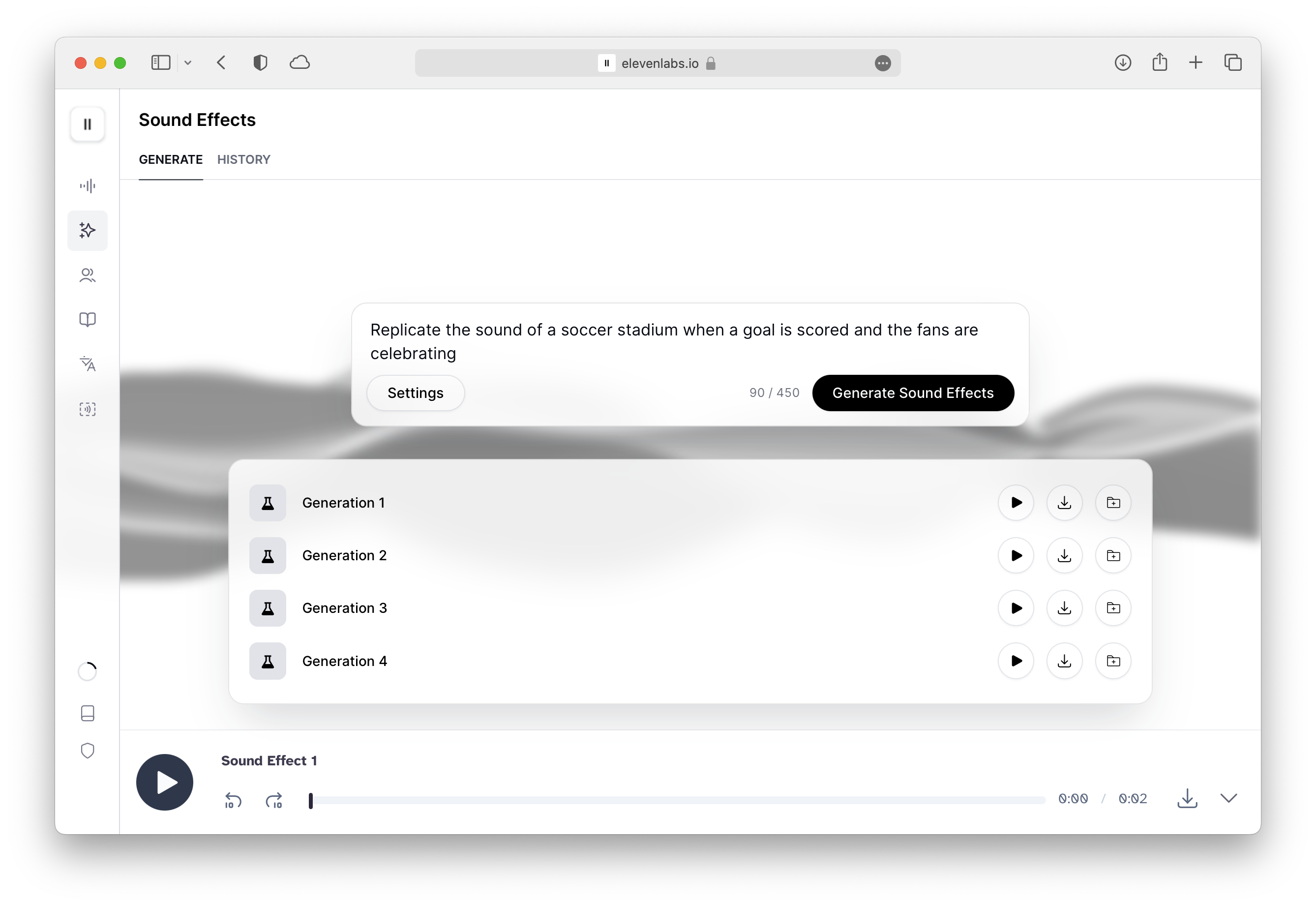 Genera efectos de sonido gratis con ElevenLabs - SpacioIA